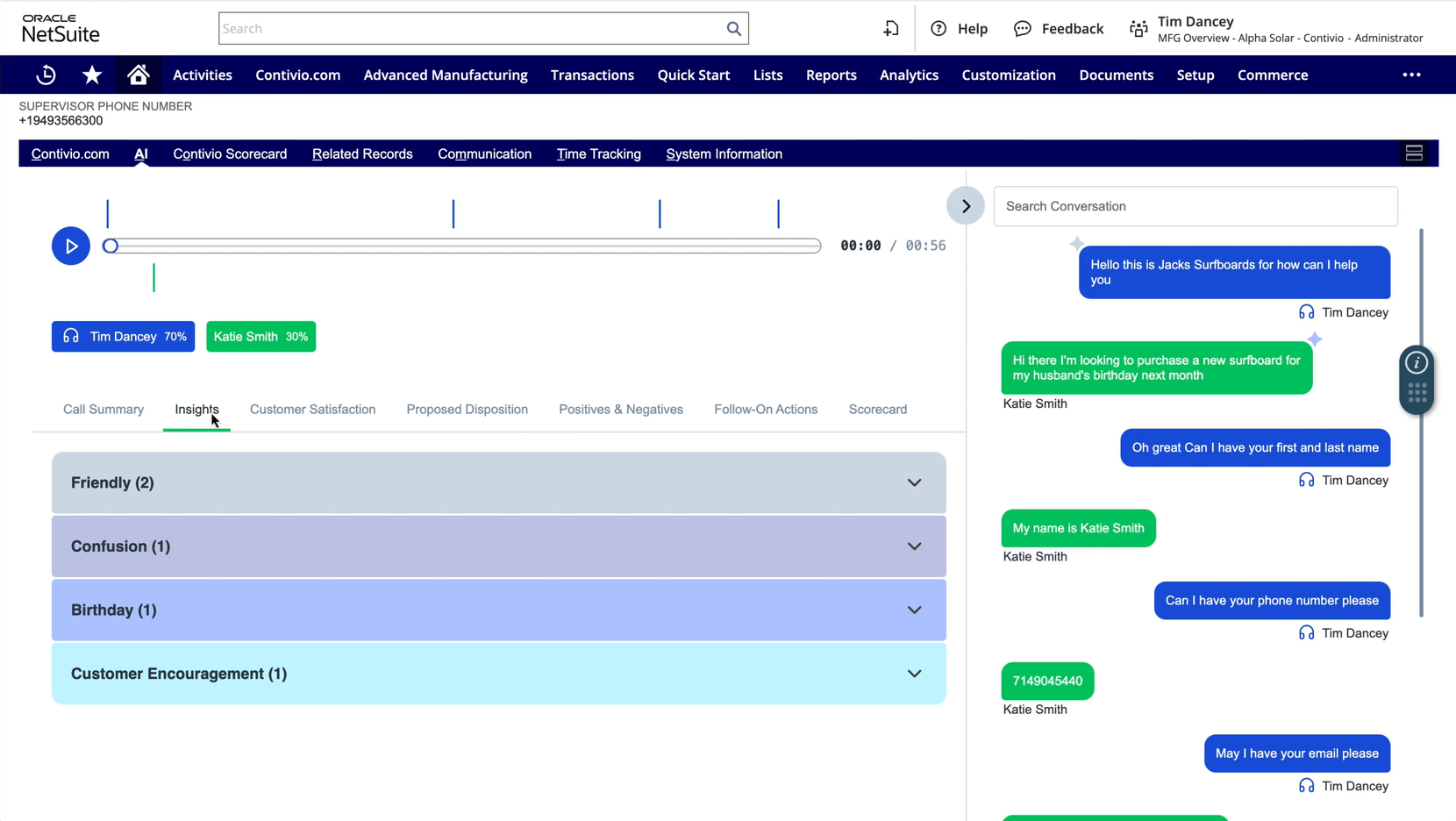 AI-Driven Customer Engagement with Contivio and NetSuite